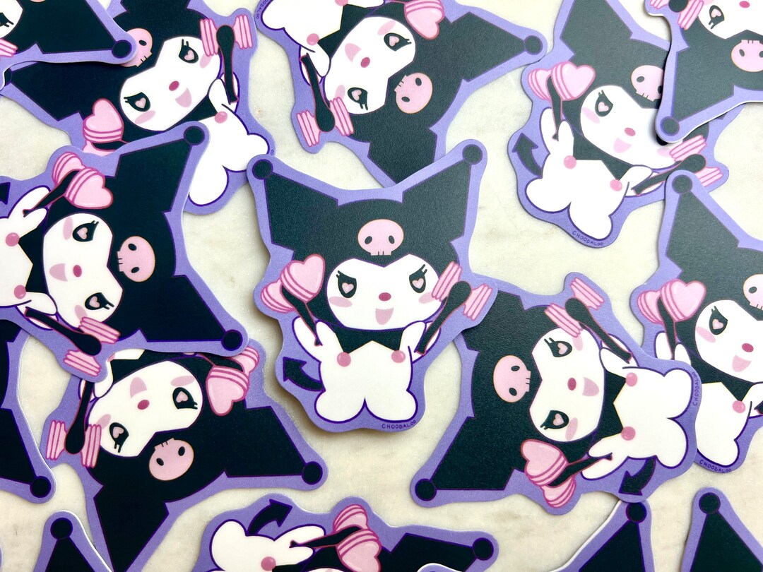 BLACKPINK X Kuromi Sticker Kuromi Sticker Sanrio Sticker Sanrio Gift - Etsy