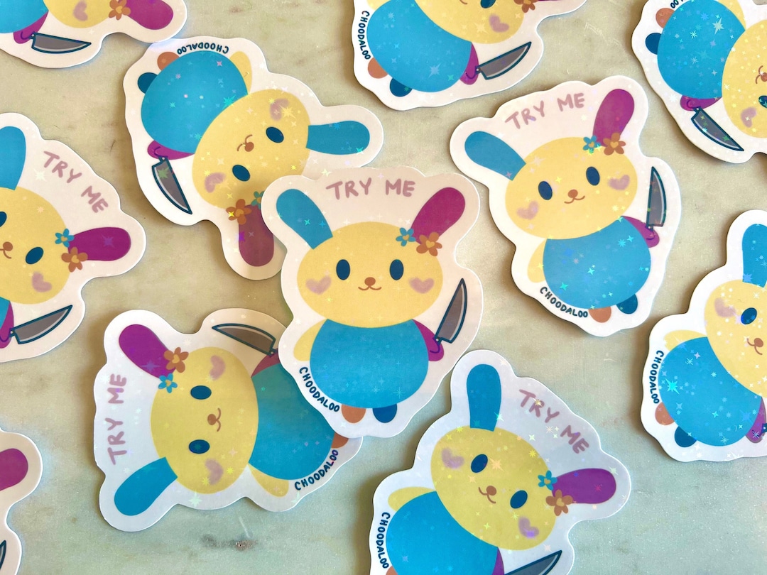 Usahana Sticker Usahana Knife Sticker Sanrio Sticker Sanrio Gift - Etsy