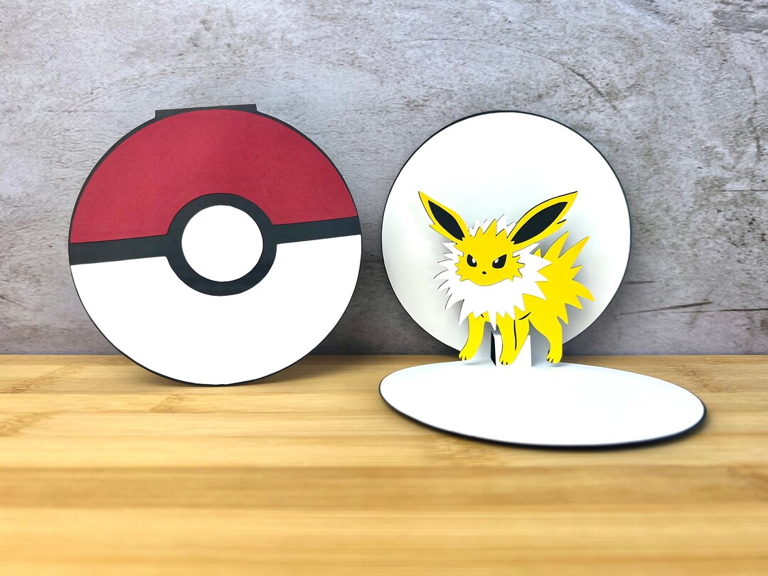 Pokemon Card - Jolteon Card - Pokemon Pop up Card - Pokemon Greeting ...