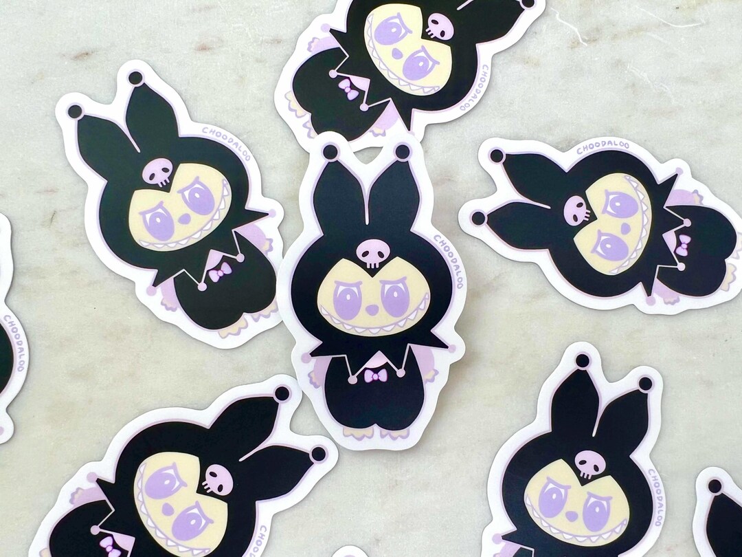Labubu Vinyl Sticker Labubu X Sanrio Friends Vinyl Sticker Kawaii ...