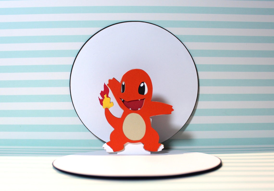 Pokemon Card Charmander Card Pokemon Pop up Card Pokemon | Etsy