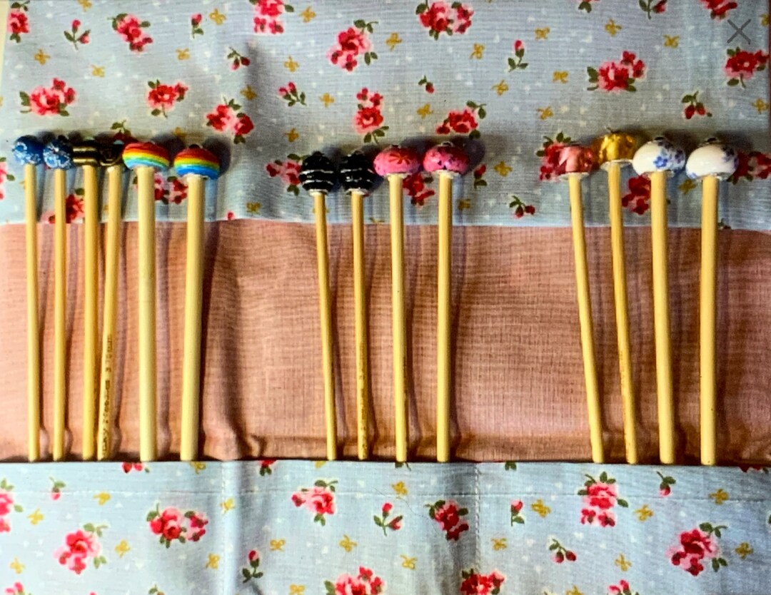 Mini Knitting Sets - Includes 7 Pairs of Needles 3-5mm. Case, Matching ...