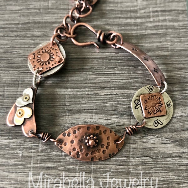 Mixed Metal Jewelry - Etsy