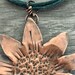 Copper Sunflower Necklace/pendant - Etsy