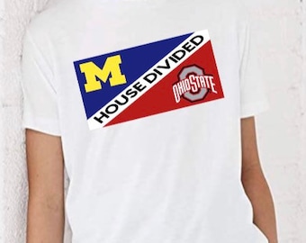 Ohio State Michigan House Divided Shirts | Etsy