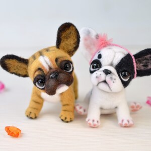 French Bulldog Puppy. Little Felt Dog. Sweet Animal. Funny Toy. Cute ...