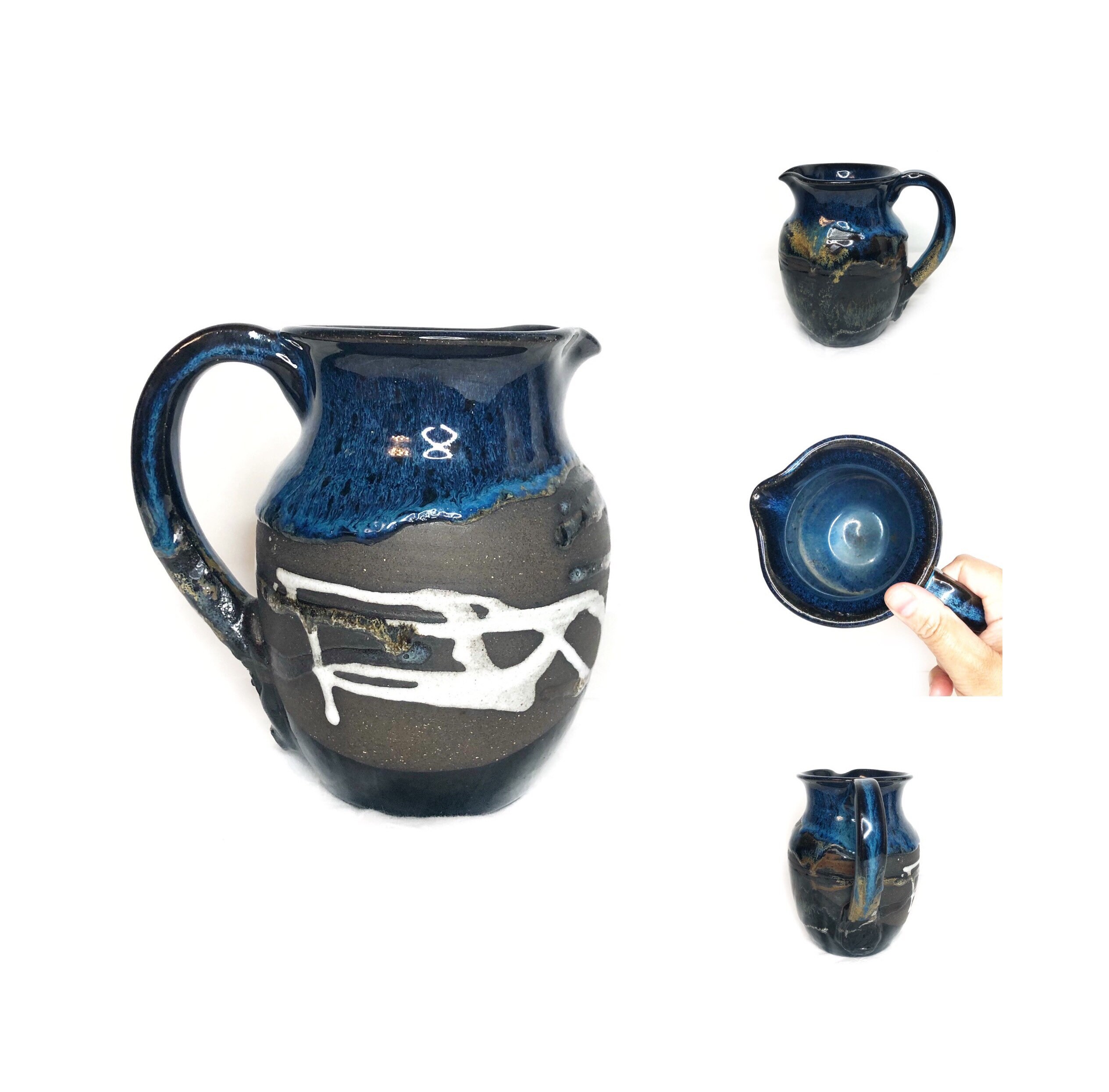 Pitchers & Drinking Sets Studio Pottery Pottery Pitcher Small Clay ...