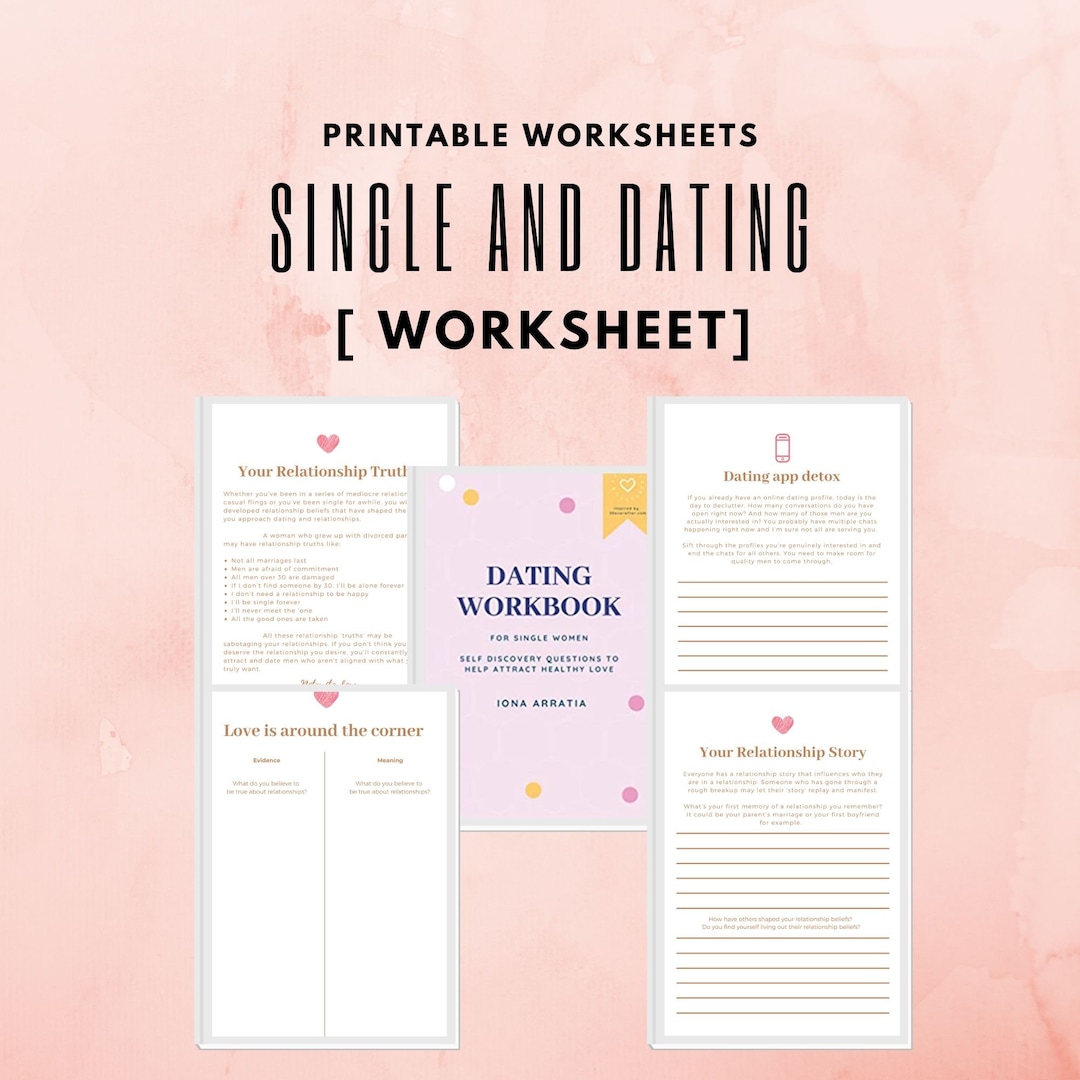 Singles Dating Workbook Dating Workbook for Single Women Non ...