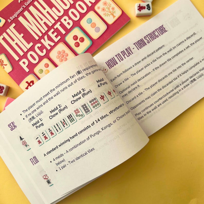 Cantonese Mahjong Guidebook for Beginners: Learn to Play - Etsy