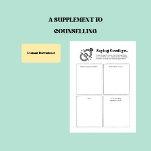 Divorce Workbook Coping With Divorce Worksheets Breakup Recovery ...