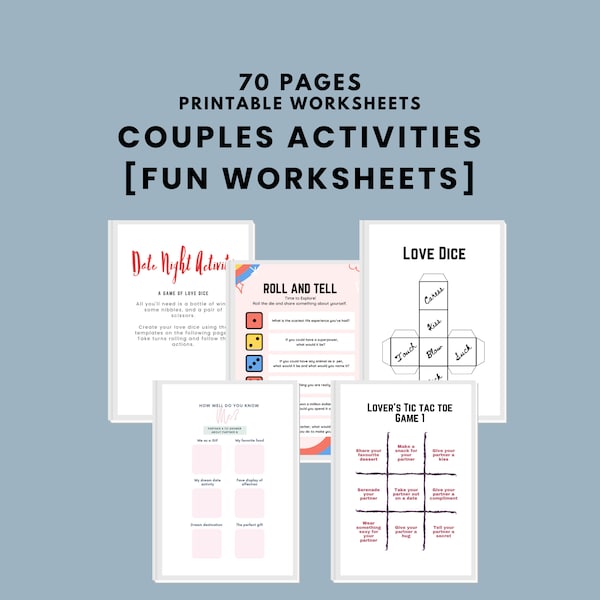 Fun Couples Activities - Etsy