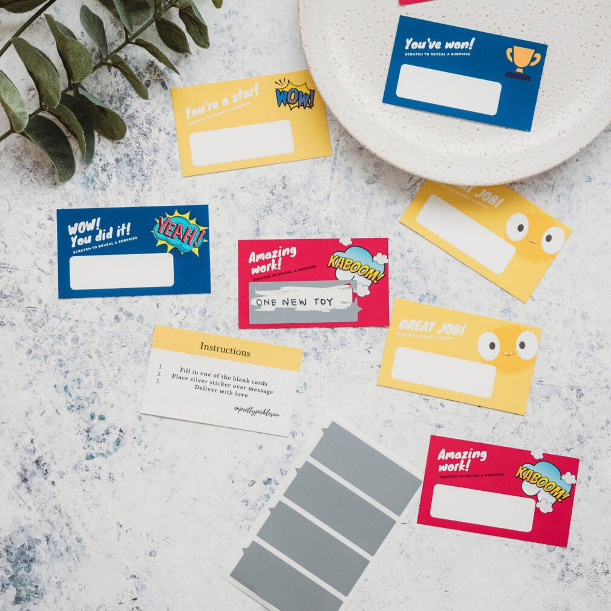 Scratch and Reveal Reward Cards: Scratchies. Appreciation, Affirmation ...