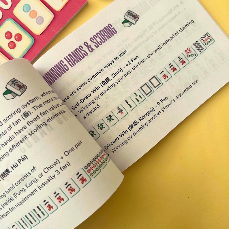 Cantonese Mahjong Guidebook for Beginners: Learn to Play - Etsy