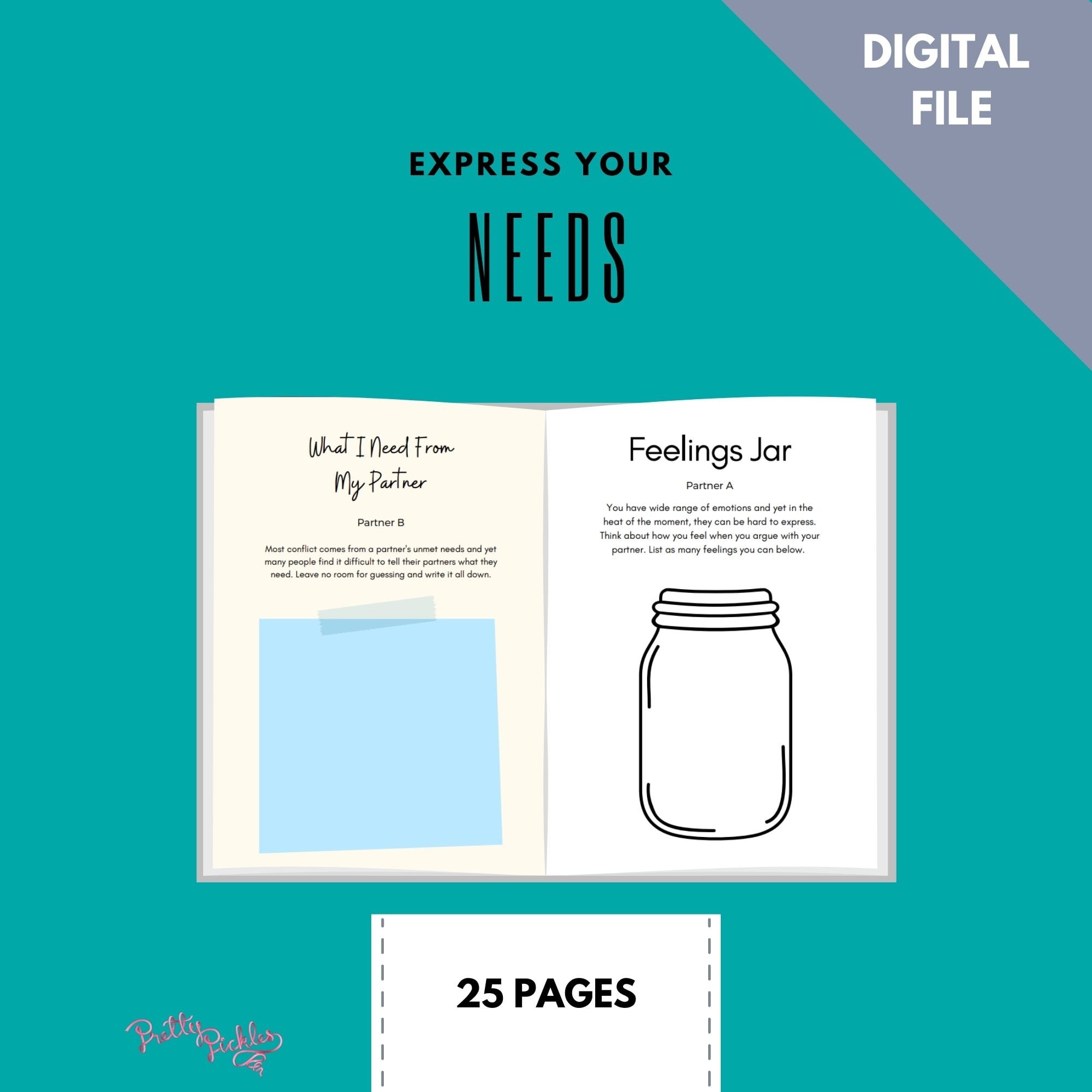 Couples Conflict Resolution Worksheets Couples Counselling - Etsy