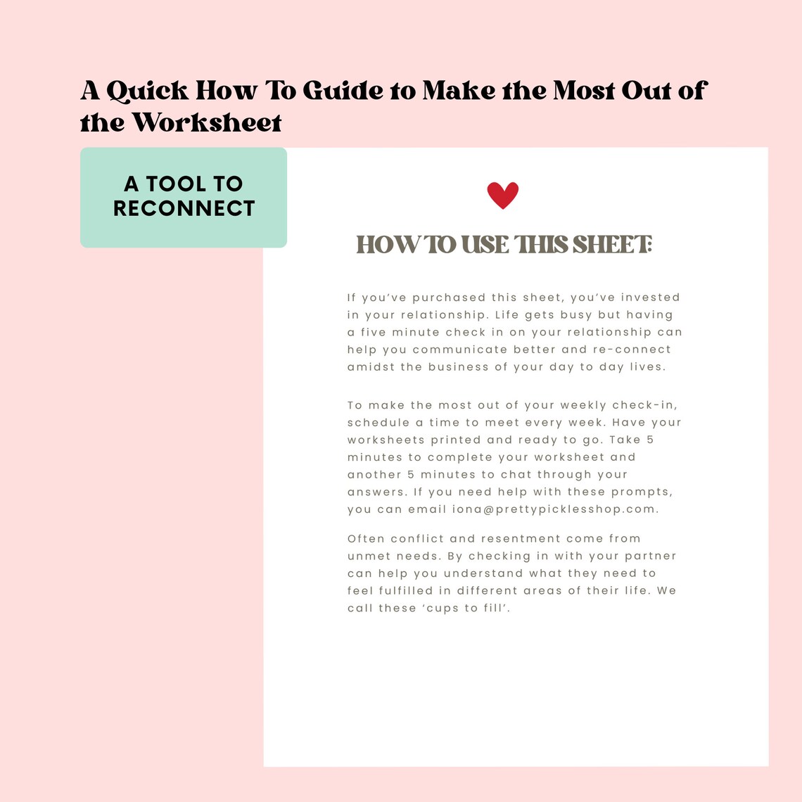Couples Weekly Check-in Worksheet: Marriage Health Prompts (digital ...