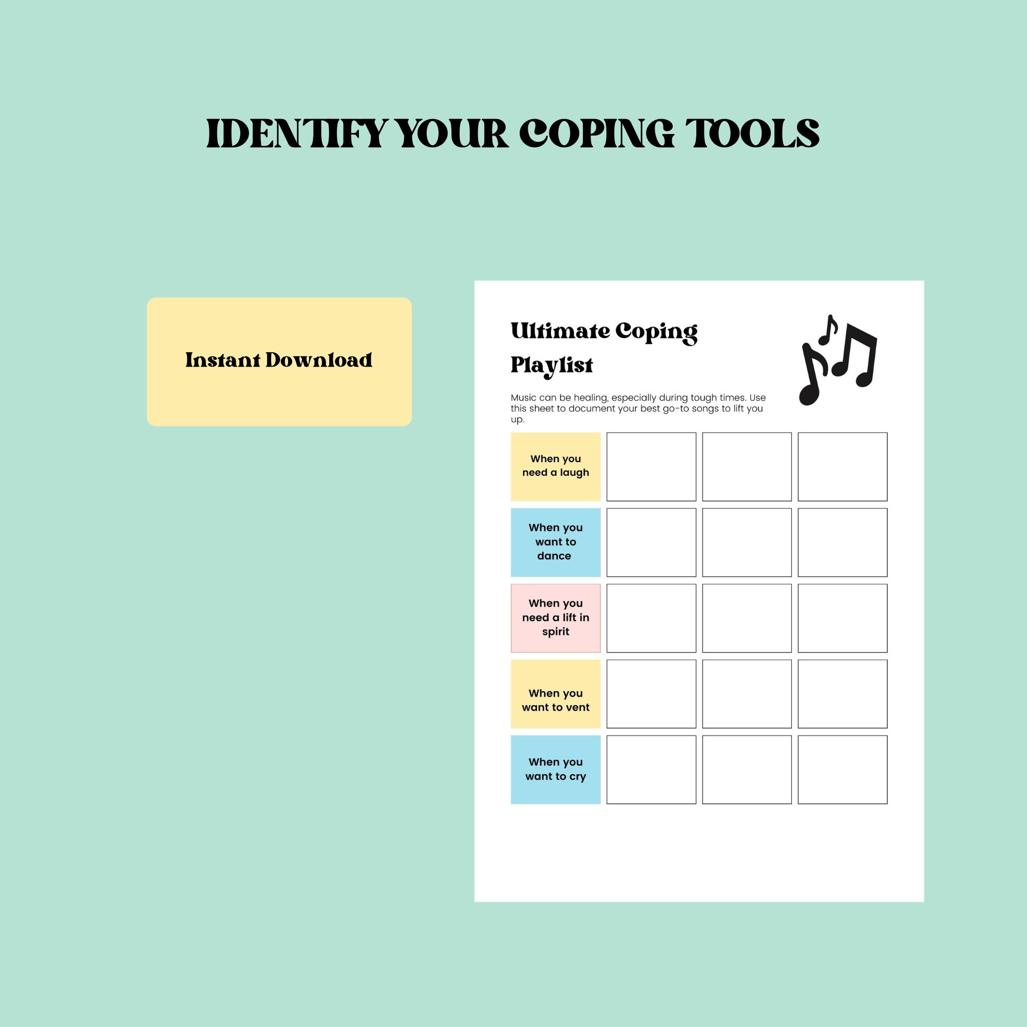 Divorce Workbook Coping With Divorce Worksheets Breakup Recovery ...
