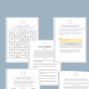 Infidelity Recovery Worksheets for Couples: Guided Relationship Healing ...