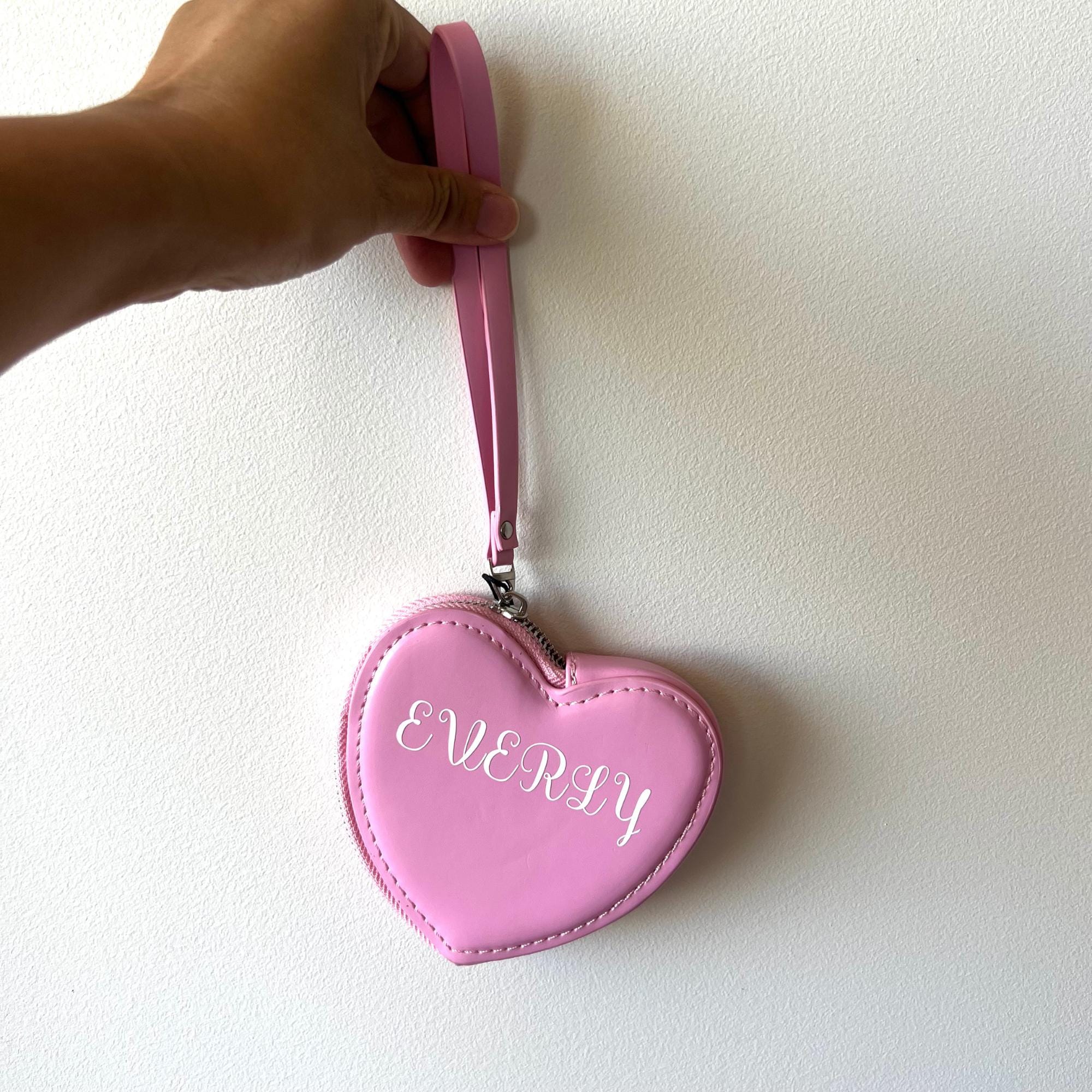 Custom Girls Pink Heart Purse Personalized Name Bag for Girls Birthday Gift Idea for Girly Girl ...