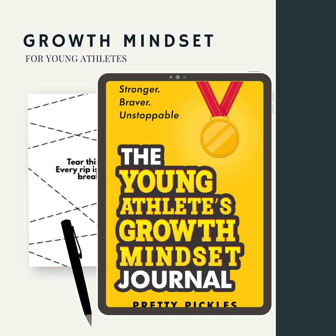 Growth Mindset for Young Athletes Mental Toughness for Teen Athletes - Etsy
