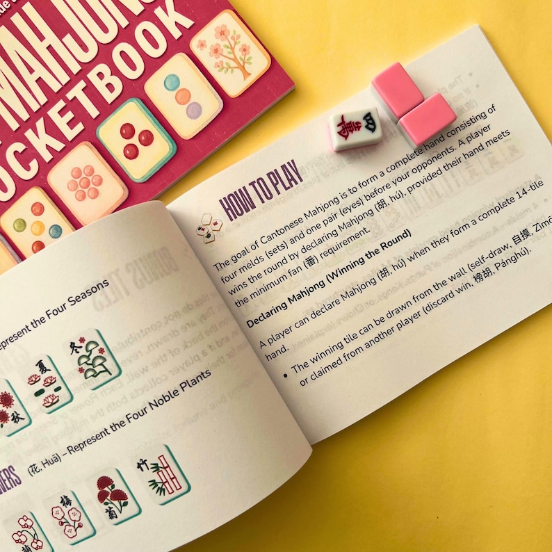 Cantonese Mahjong Guidebook for Beginners: Learn to Play - Etsy