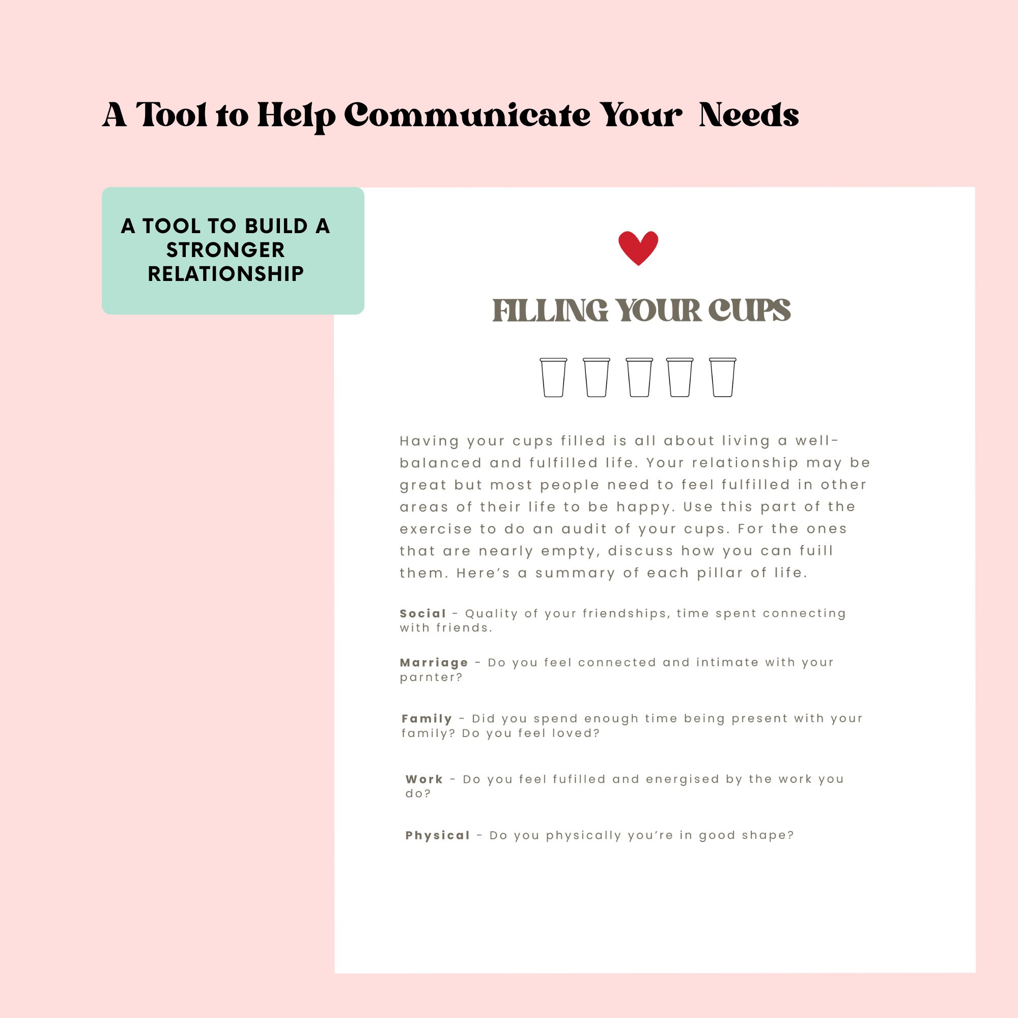 Couples Weekly Check-in Worksheet: Marriage Health Prompts (digital ...