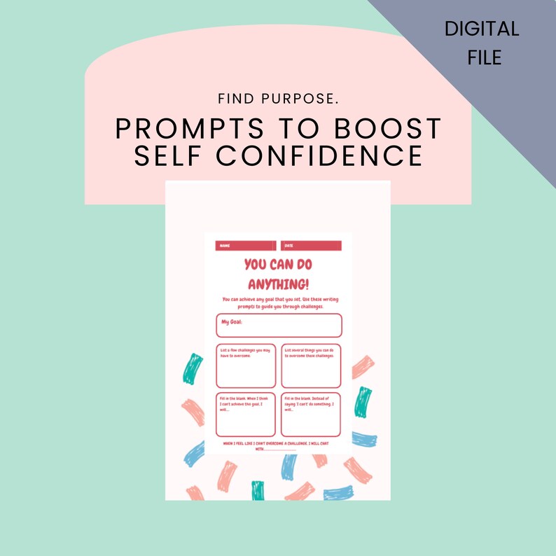 Growth Mindset Worksheet Tweens and Teens Teaching Resources Social ...