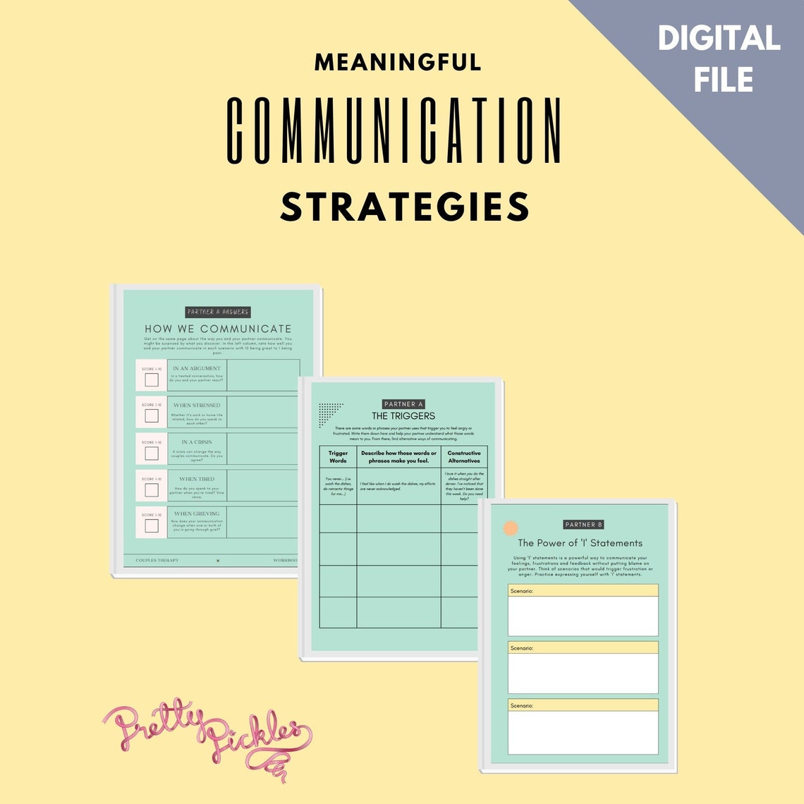 Couples Counselling Worksheets Bundle Marriage Counselling - Etsy