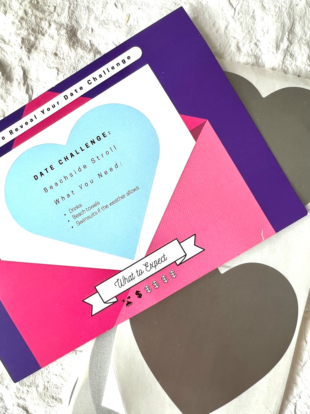 Heart Shaped Scratch and Reveal Stickers Silver - Etsy