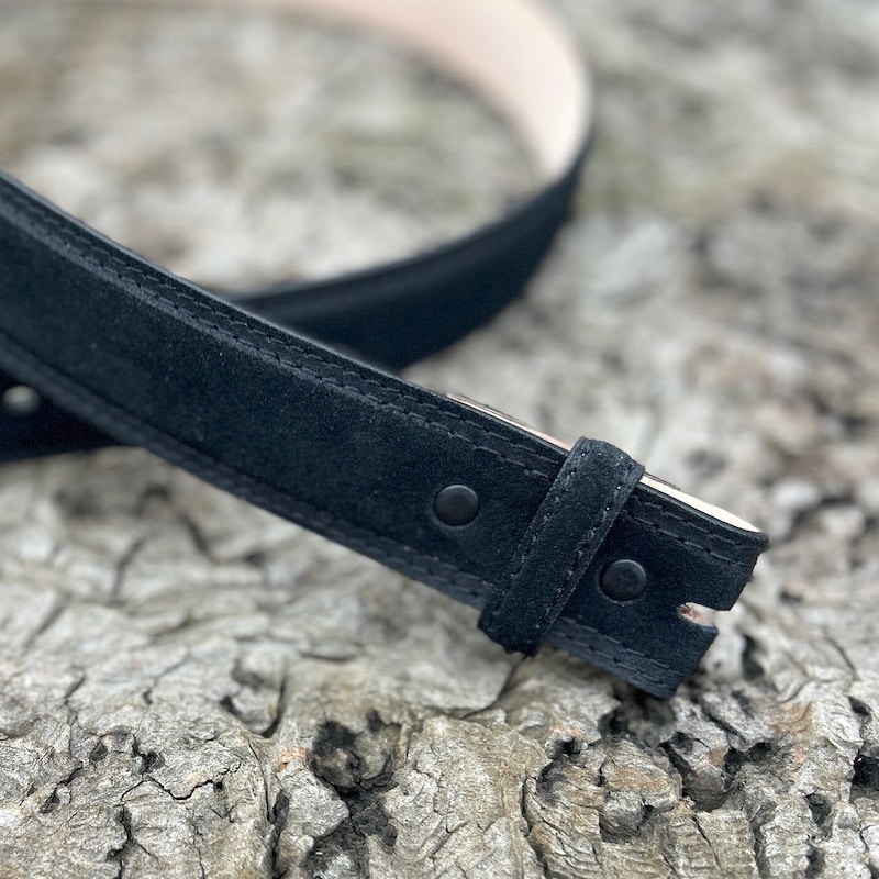 Vintage Suede Wide Belt - Etsy