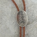 Engraved Tree Bolo Tie: Pine Forest Moon, Leather Cowboy Necktie ...
