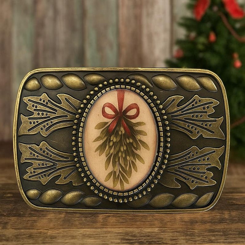 Belt With Vintage Buckle - Etsy