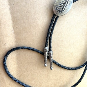 Engraved Tree Bolo Tie - Pine Forest Moon Gifts for Him - Bola Leather ...