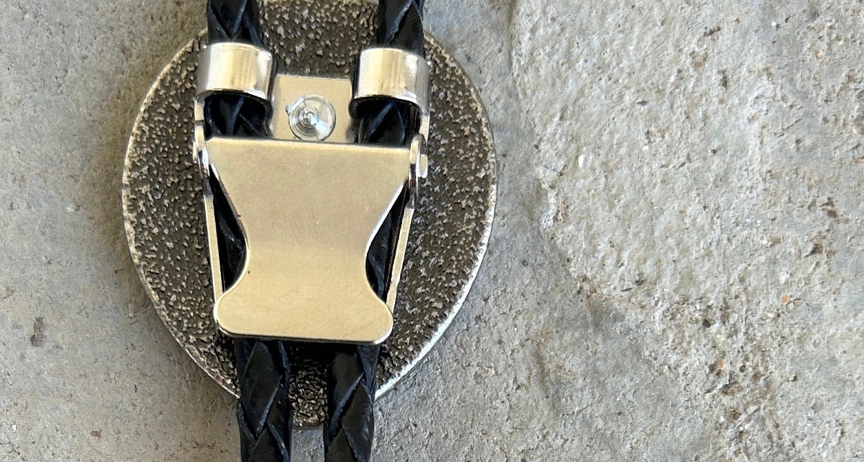 Tree Bolo Tie & Buckle Set: Handmade Western Cowboy Lariat - Etsy