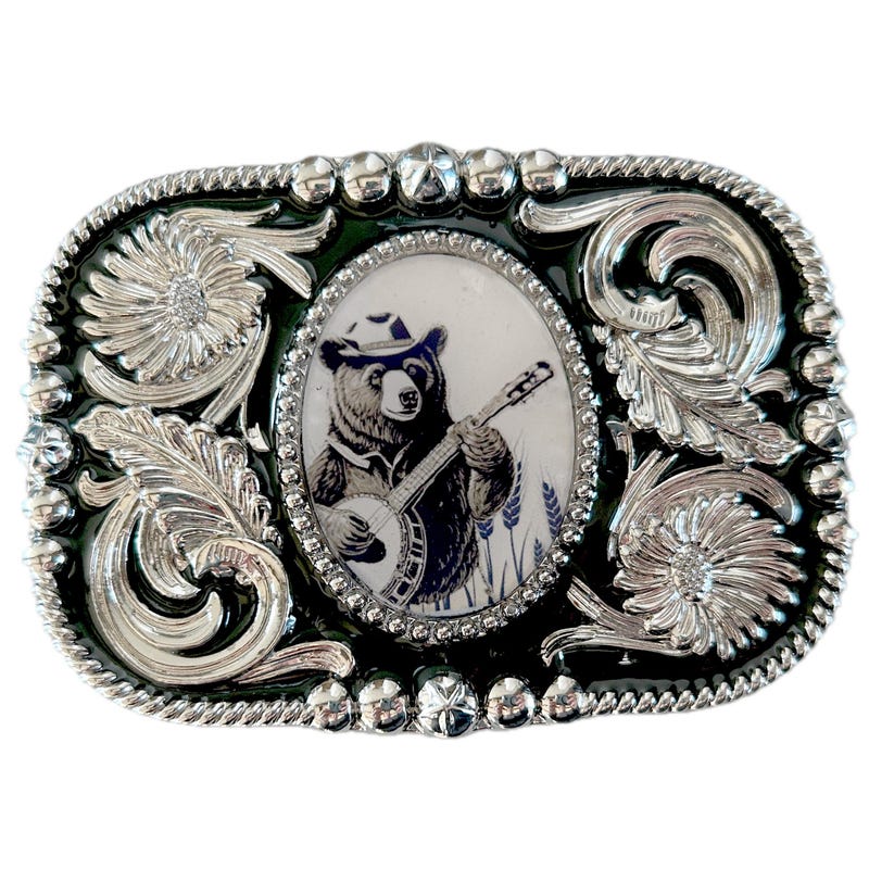 Bear Belt Buckle - Etsy