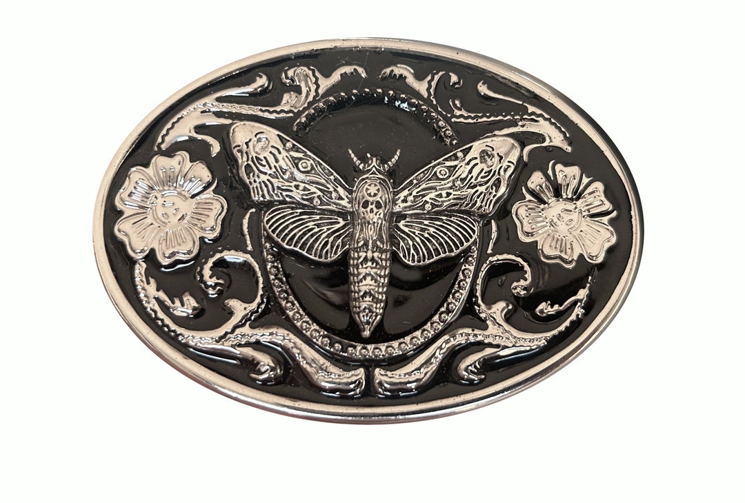 Moth Eye Belt Buckle Metal Insect Death Goth Punk Retro - Etsy