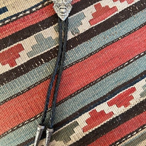 Southwestern Buffalo Bolo Tie - Handmade Gifts for Him Leather Cowboy ...