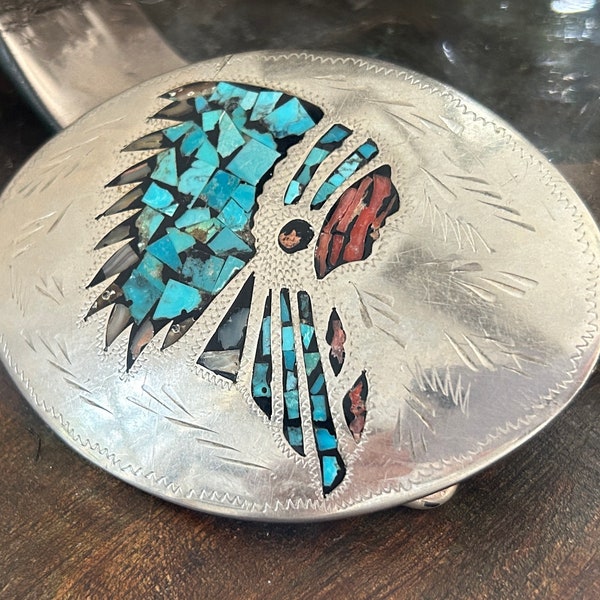 Indian Silver Belt Buckles - Etsy