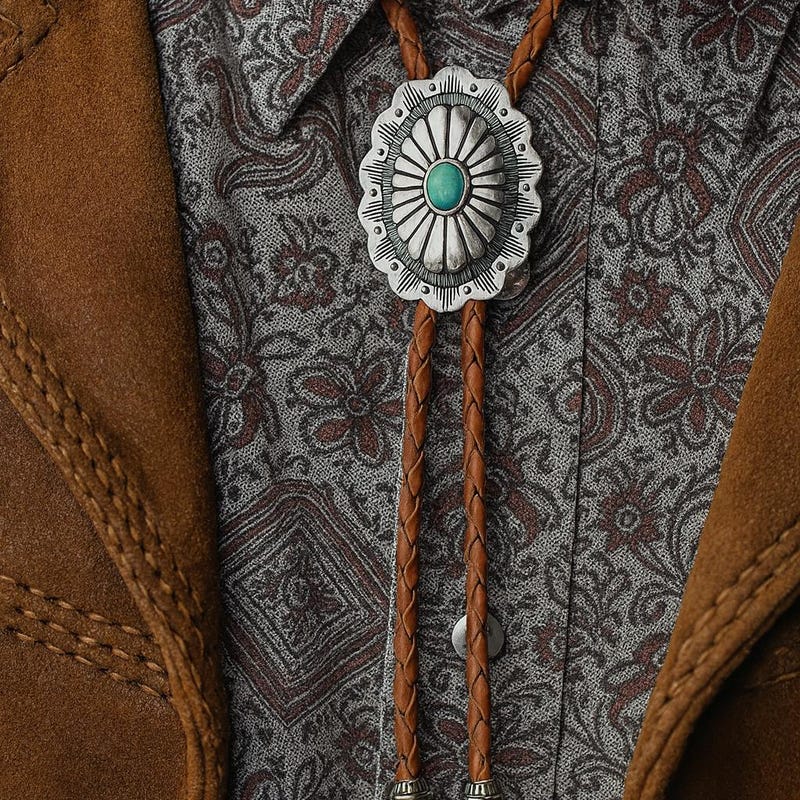 Vintage Bolo Tie Native - Etsy