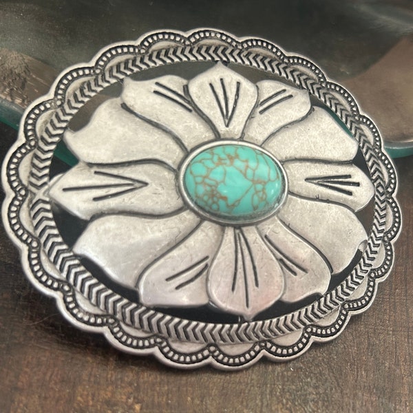 Concho Belt Buckle - Etsy