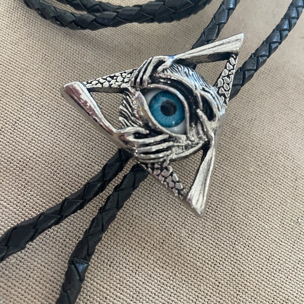 Mens Blue Bolo Tie - Etsy