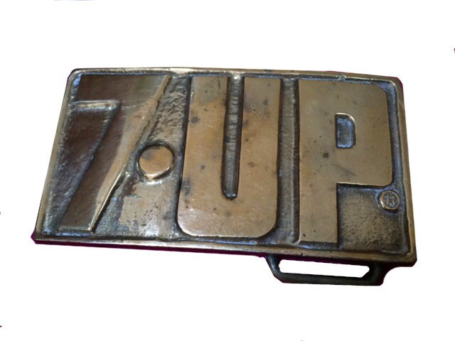 Vintage 7-up Belt Buckle Soda Pop Advertising Sale | Etsy
