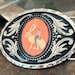 Cowboy Riding Jackrabbit Belt Buckle - Western Silver Metal Buckle - Etsy