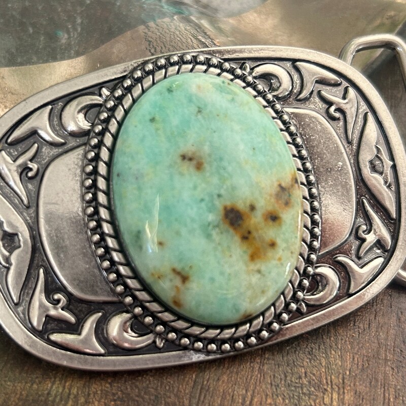 Turquoise Belt Buckle - Etsy