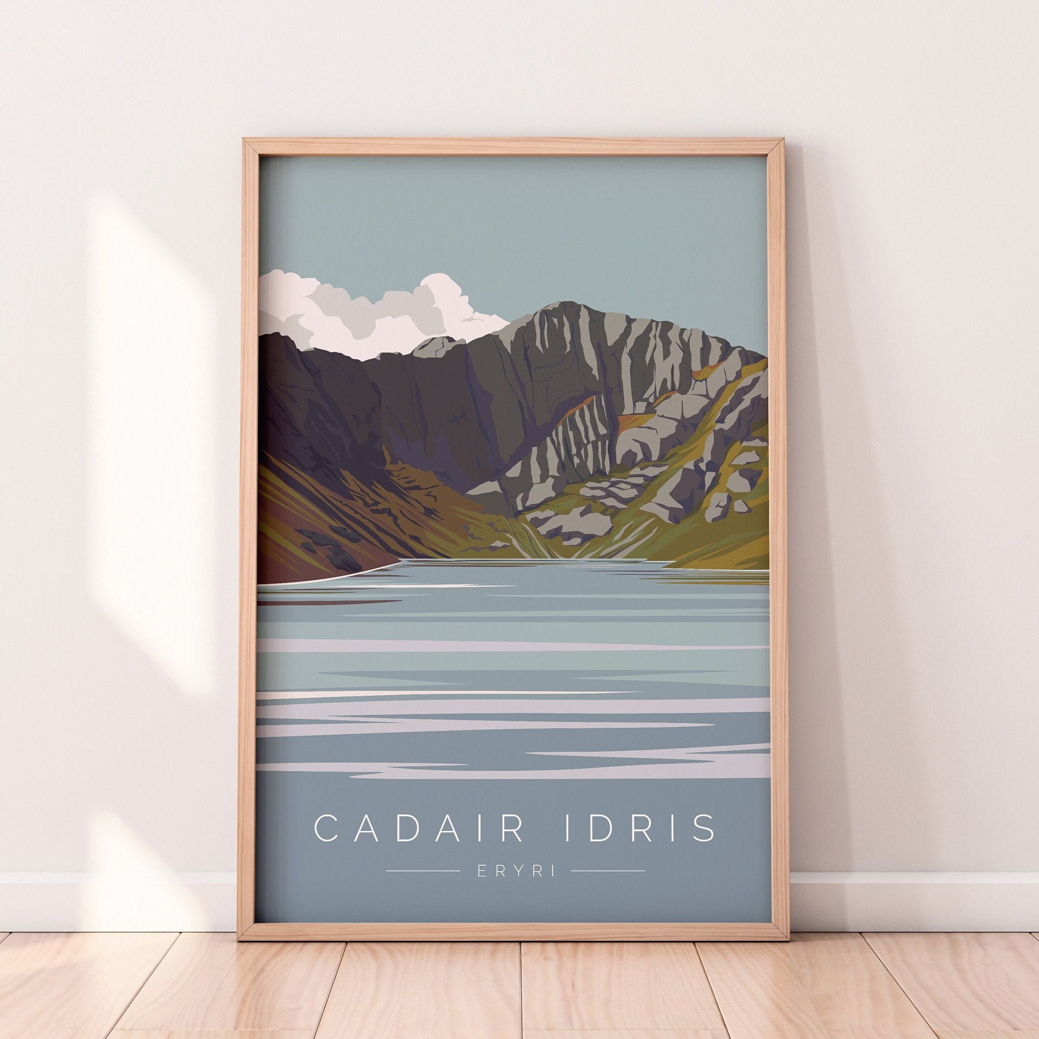 Cadair Idris Eryri Print. Gogledd Cymru. Mountain Print. Wall Art ...