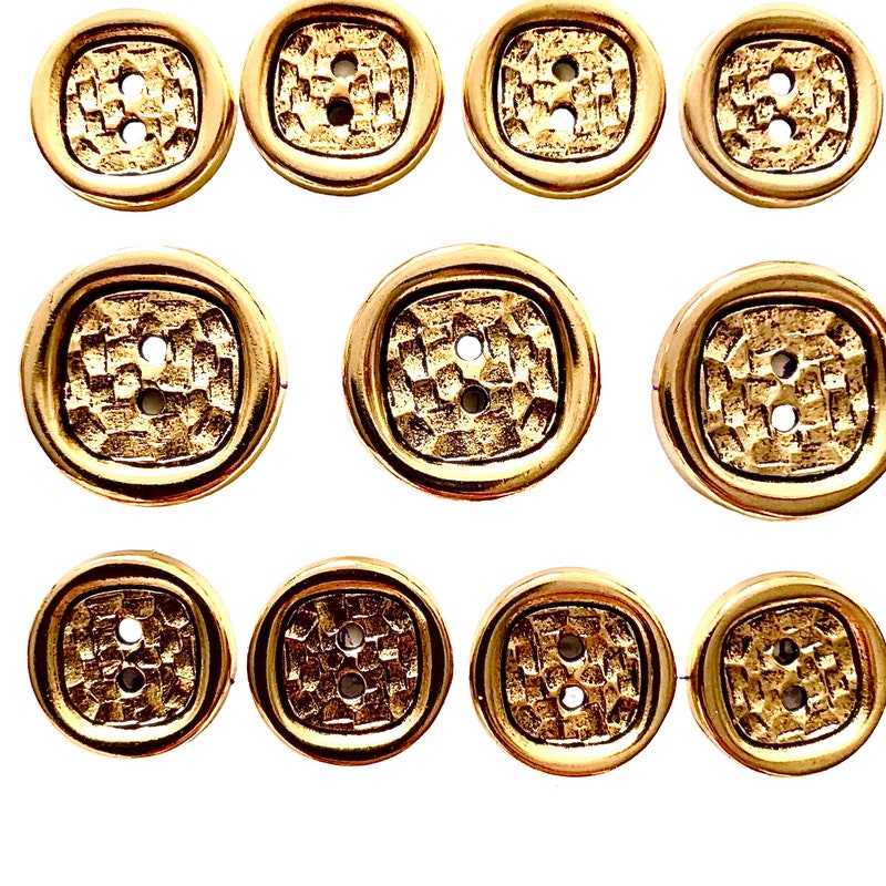 Gold Blazer Buttons - Etsy