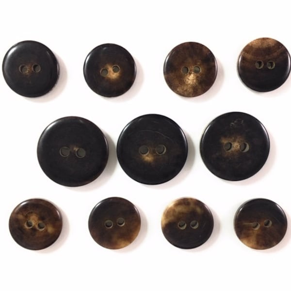 Faux Horn Buttons - Etsy