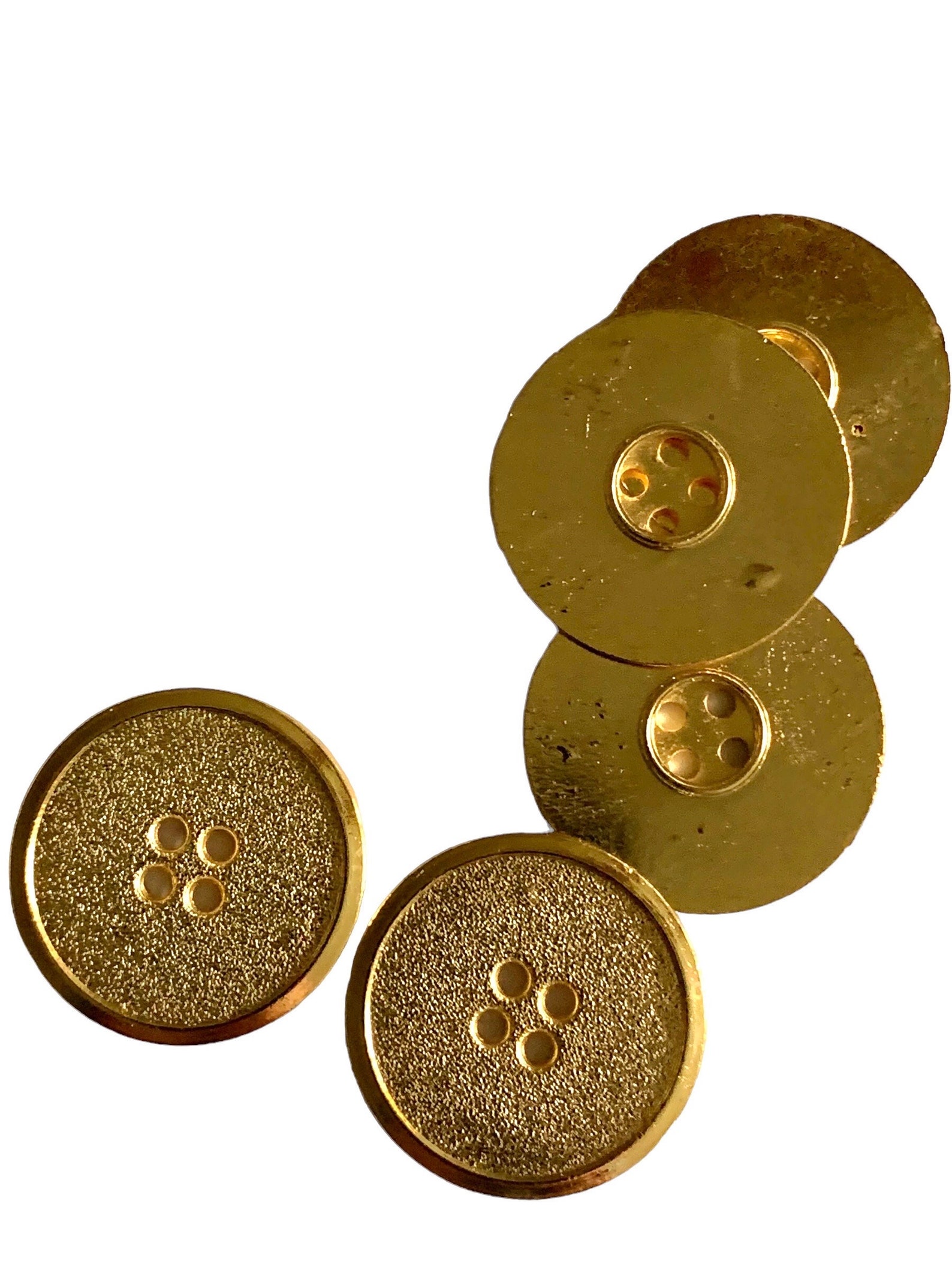 Classic 4 HOLE GOLD COAT Button A7 - Etsy