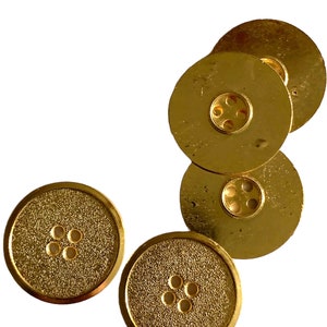 Classic 4 HOLE GOLD COAT Button A7 - Etsy