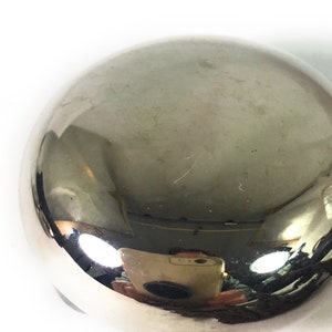 SILVER DOME BUTTONS B14-15 - Etsy