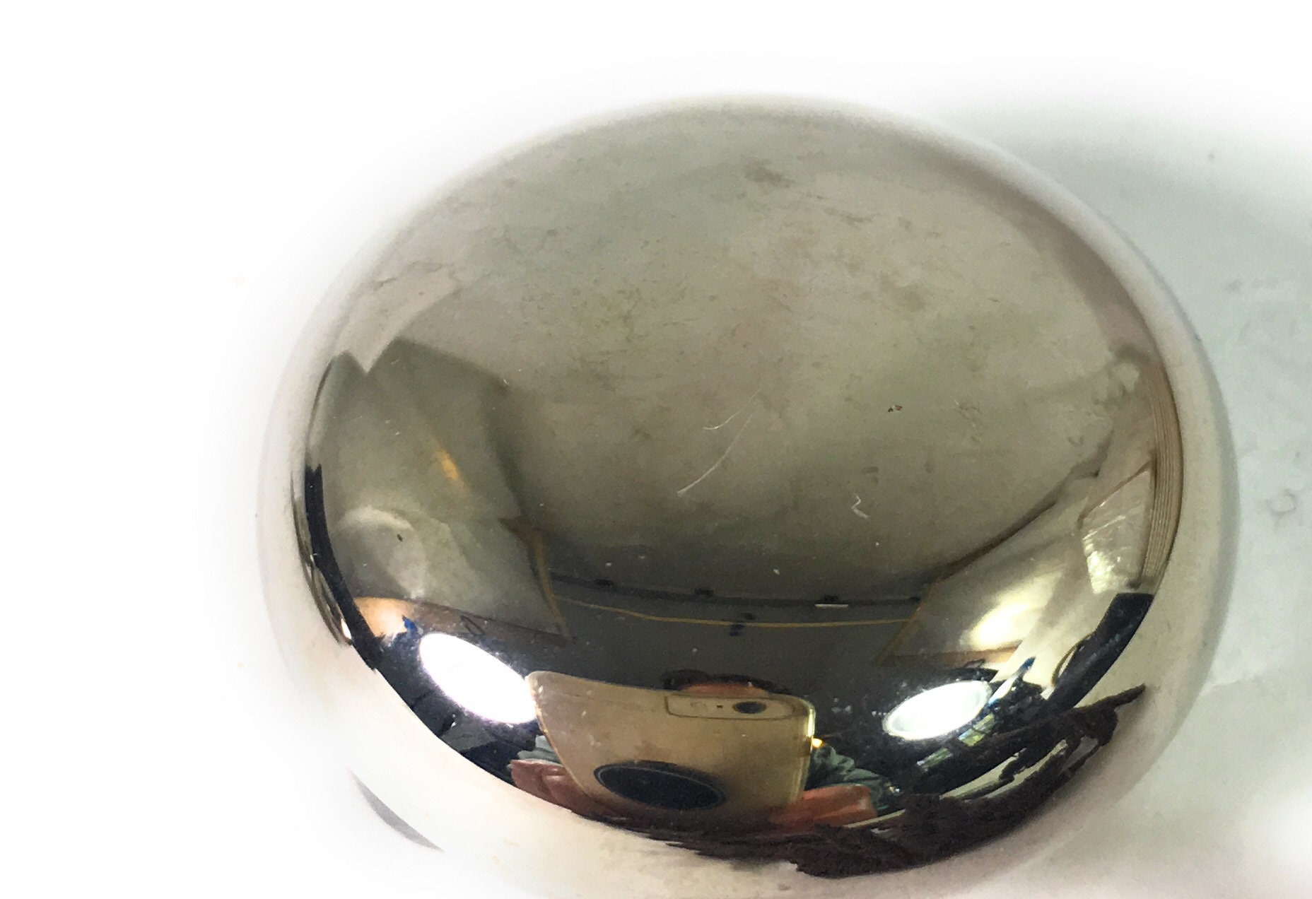 SILVER DOME BUTTONS B14-15 | Etsy